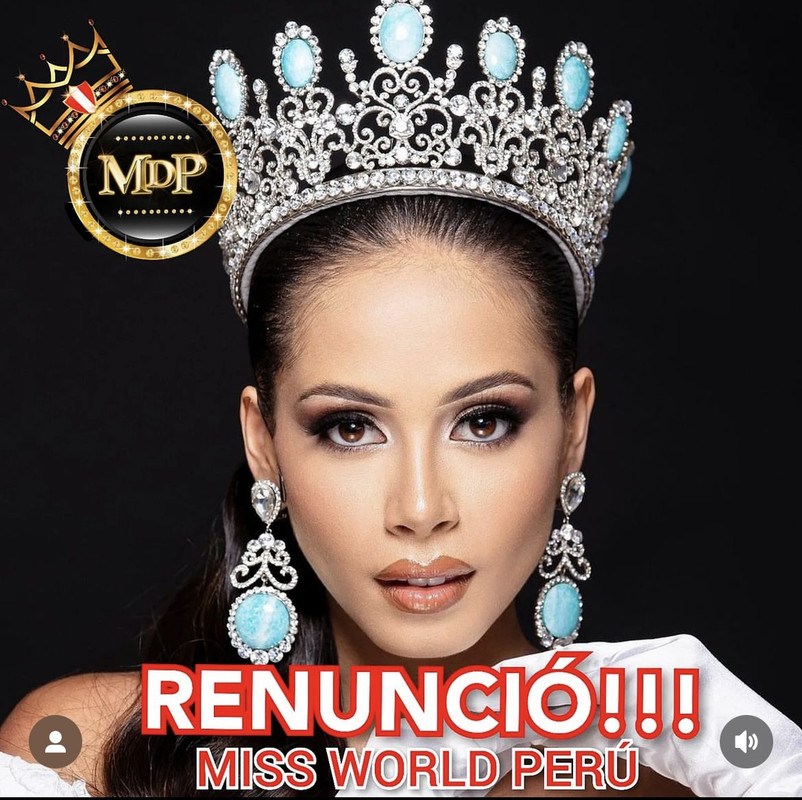Oficial renuncia MISS PERU MUNDO y Jessica Newton… - Reinas de Belleza ...