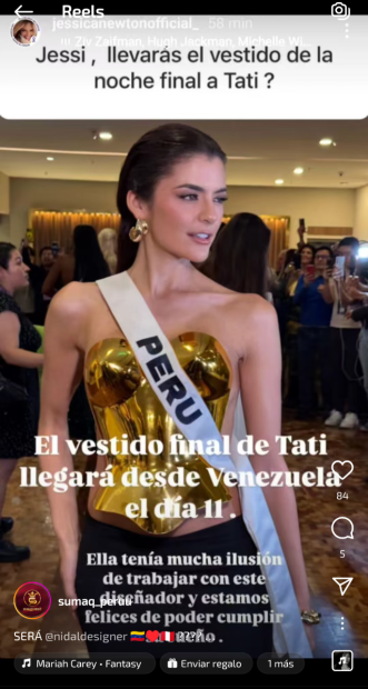El vestido de la noche final de Miss Perú llegará desde el bello país de Venezuela - Página 3 ...