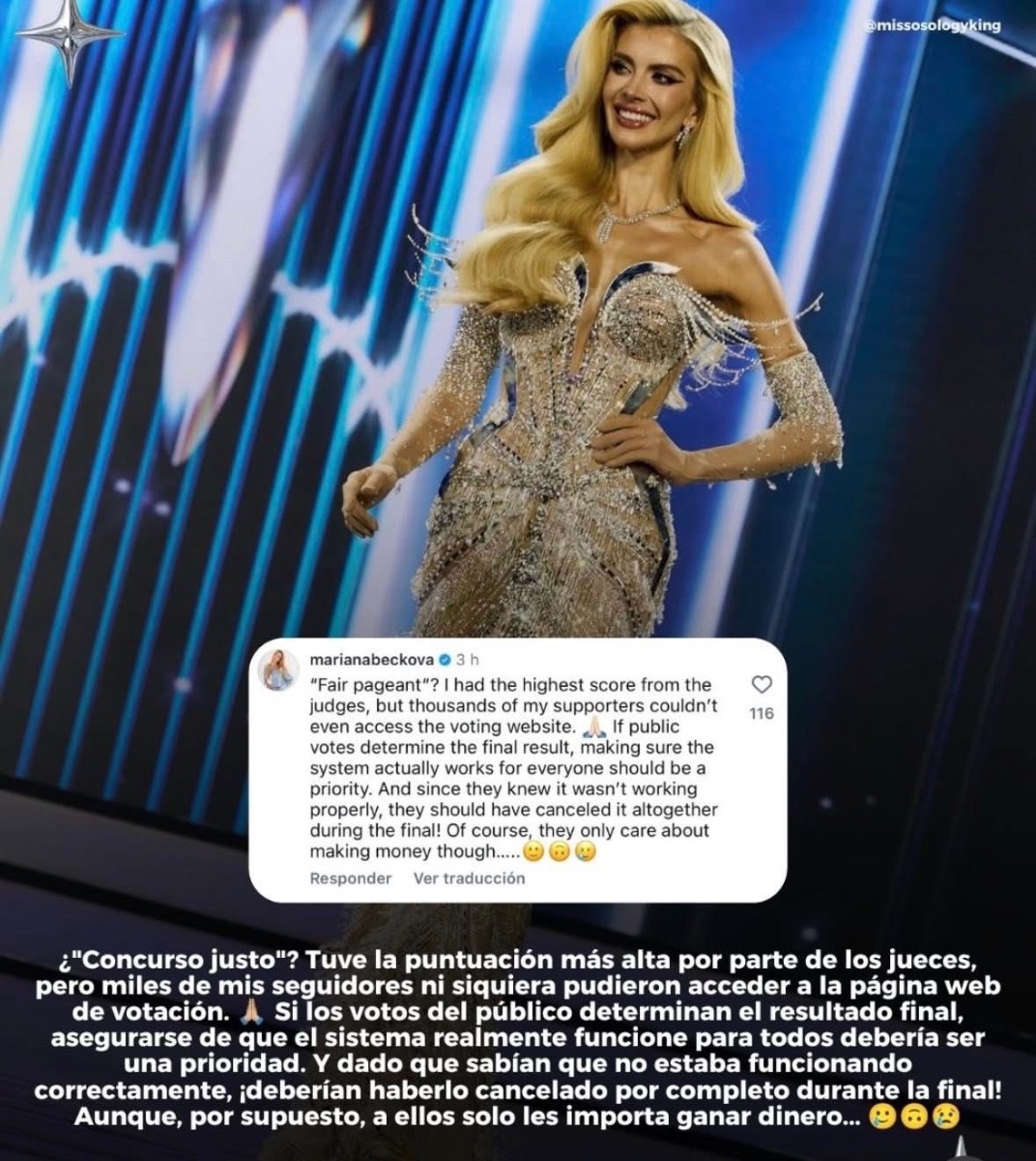 ESCANDALOOO MISS ALL STARS REPÚBLICA CHECA SALE A DECLARAR QUE FUE UN ...